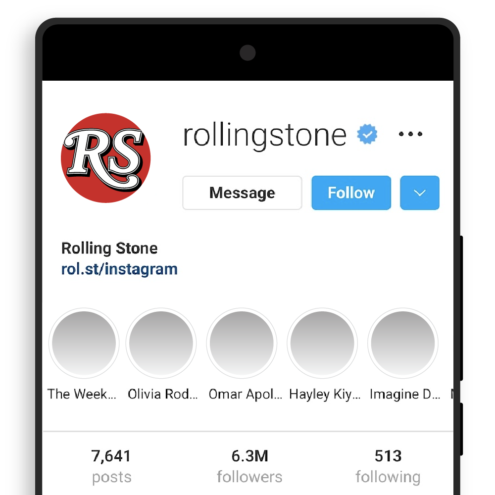 Rolling Stone magazine - Custom - XYZ Type